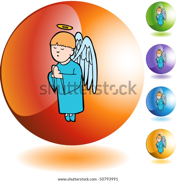 Praying Boy Angel Stock Vector (Royalty Free) 50793991 | Shutterstock