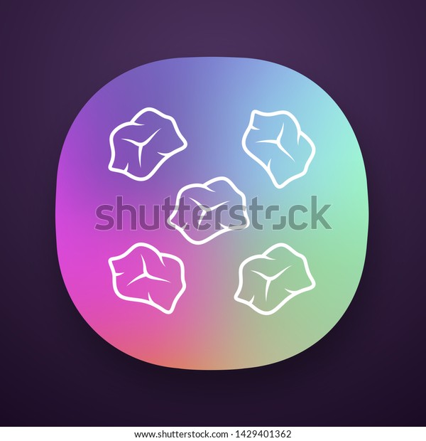 Pre Cut App Icon Meat Production Stock Vector (Royalty Free) 1429401362 ...