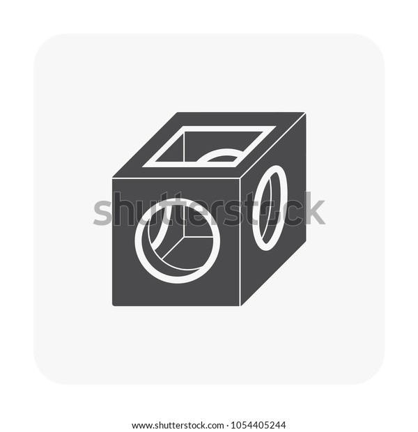 Precast Concrete Manhole Product Vector Icon 库存矢量图（免版税）1054405244 ...