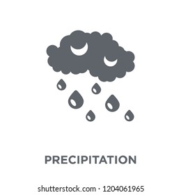 Precipitation Icon Precipitation Design Concept Collection Stock Vector (Royalty Free ...