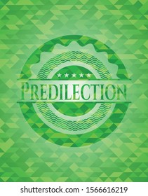 Predilection Green Emblem Mosaic Background Vector Stock Vector ...