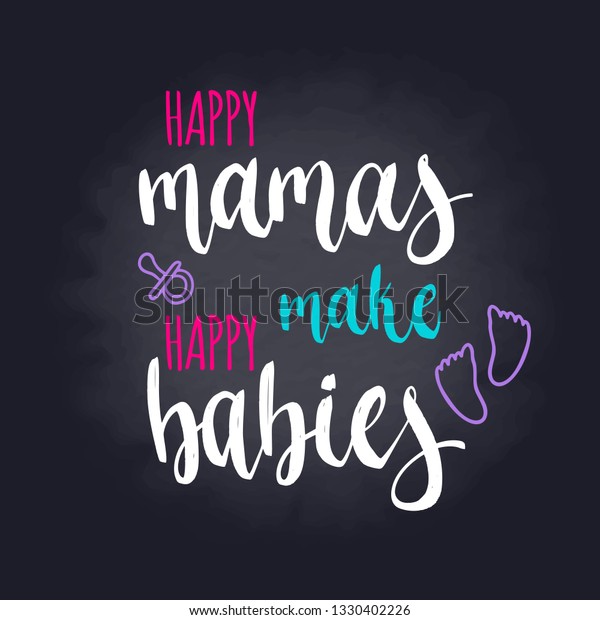 Pregnancy Handwritten Calligraphy Vector Phrase Maternity Stock Vector ...