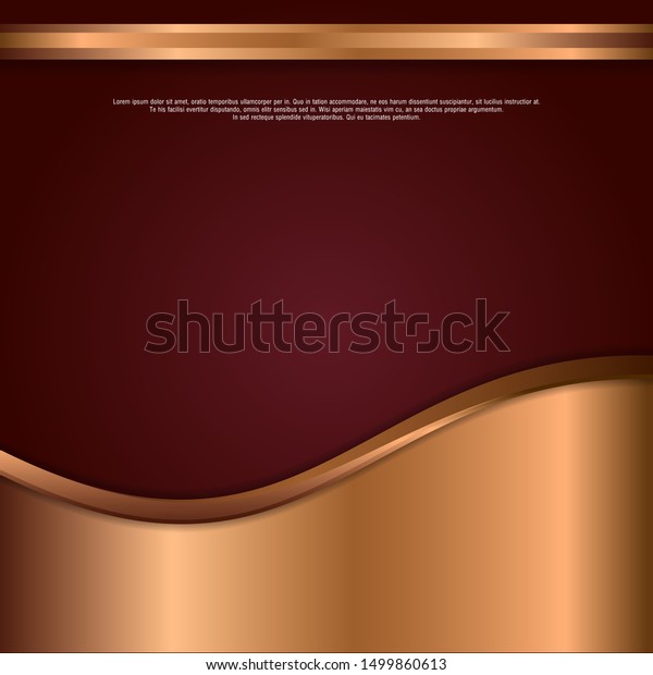 Premium Background Color Combination Gold Maroon Stock Vector (Royalty ...