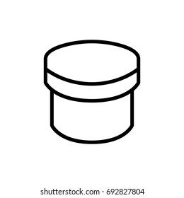 Shtreimel Hat Box Black Design Vector Stock Vector (Royalty Free ...