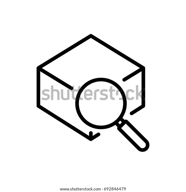Premium Box Icon Logo Line Style Stock Vector (Royalty Free) 692846479 ...