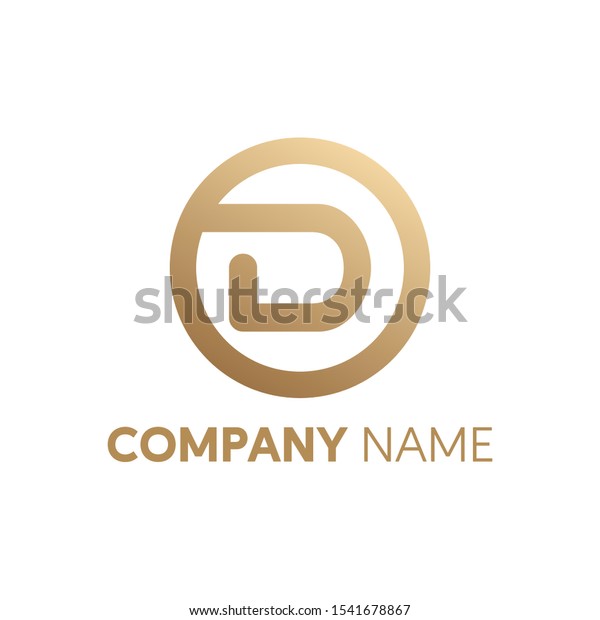 Premium Gold Letter D Logo Design Stock Vector (Royalty Free ...