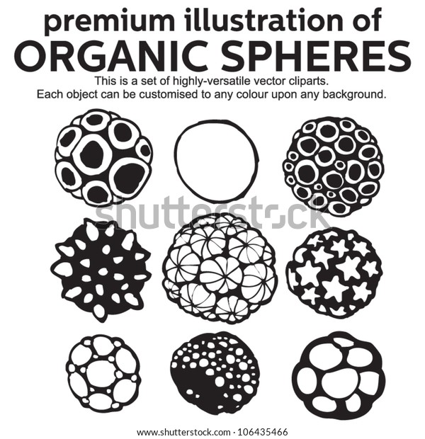 Premium Illustration Organic Sphere Stock Vector (Royalty Free ...
