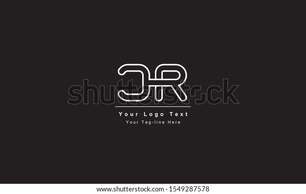 Premium Initial Letter Cr Logo Design Stock Vector (Royalty Free ...