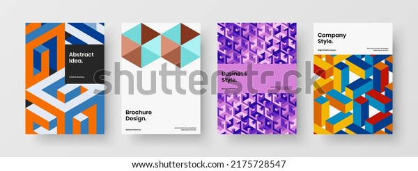 Premium Magazine Cover A4 Vector Design Stock Vector (Royalty Free ...
