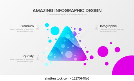 Premium Quality 3 Option Triangle Marketing Stock Vector (Royalty Free ...