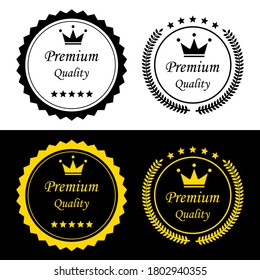 Premium Quality Badge Logo Vector Stock Vector (Royalty Free ...