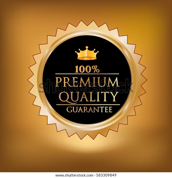 Premium Quality Guaranteed Crown Stock Vector (Royalty Free) 583309849 ...