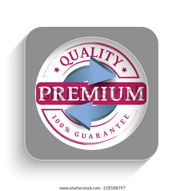 Premium Quality Guaranteed Label Arrows Stock Vector (Royalty Free ...