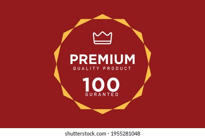 Premium Quality Seal Logo Design Stock Vector (Royalty Free) 1955281048 ...