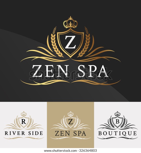 Premium Royal Crest Logo Design Suitable Stock Vector (Royalty Free ...