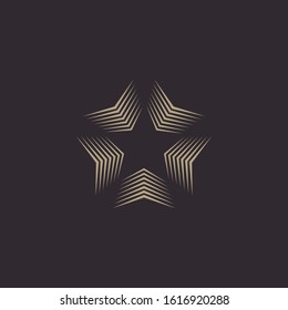 Premium Star Logo Design Icon Star Stock Vector (Royalty Free ...