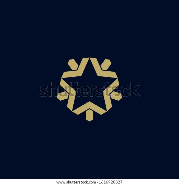 Premium Star Logo Design Icon Star Stock Vector (Royalty Free ...