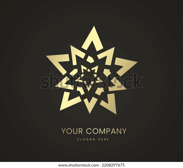 Premium Star Logo Design Luxury Star Stock Vector (Royalty Free ...