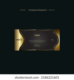 Premium Step Button Modern Infographic Object Stock Vector (Royalty ...