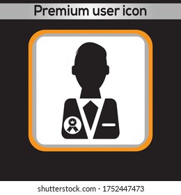 Premium User Icon Vector Graphics Stock Vector (Royalty Free ...