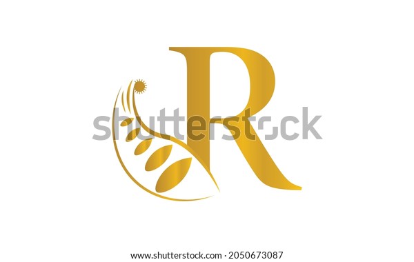 Premium Vector Initial Letter R Florish Stock Vector (Royalty Free ...