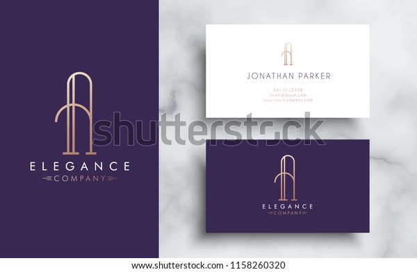 Premium Vector Letter Logo Business Card Stock Vector (Royalty Free ...