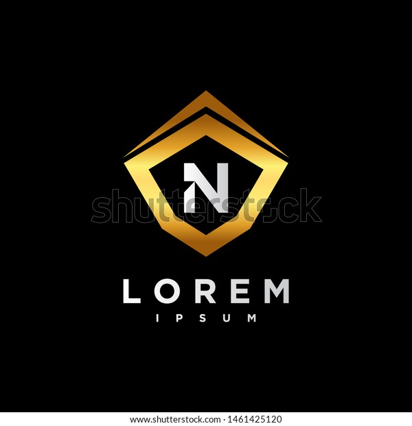 Premium Vector N Logo Beautiful Logotype Stock Vector (Royalty Free) 1461425120 | Shutterstock
