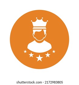 Premium Vip User Icon Rounded Vector Stock Vector (Royalty Free ...