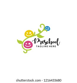 Preschool Logo Design Stock Vector (Royalty Free) 1216433680 | Shutterstock