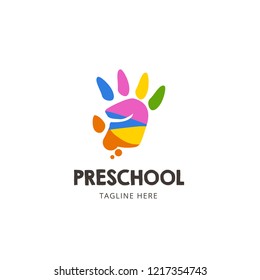 Preschool Logo Design Stock Vector (Royalty Free) 1217354743 | Shutterstock
