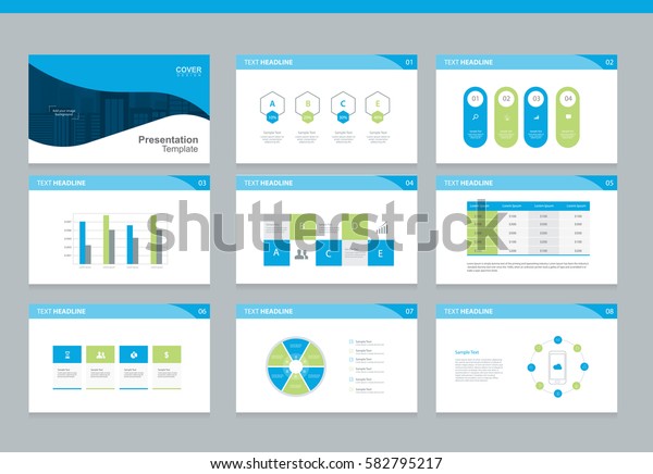 Presentation Background Design Template Infographic Elements: เวกเตอร์ ...