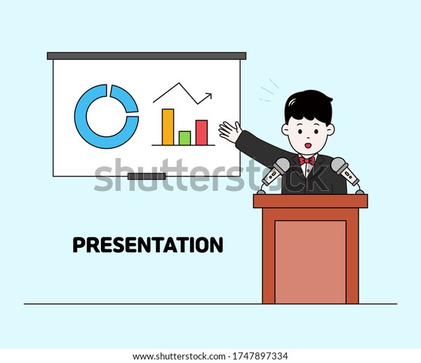 Presentación y conjunto de ilustraciones Boy.: vector de stock (libre ...