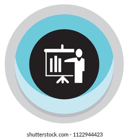 Presentation Business Symbol Stock Vector (Royalty Free) 1122944423 ...