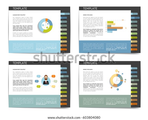 Presentation Business Templates Infographics Leaflet Poster Stock ...