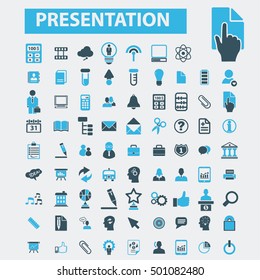 Presentation Icons Stock Vector (Royalty Free) 501082480 | Shutterstock