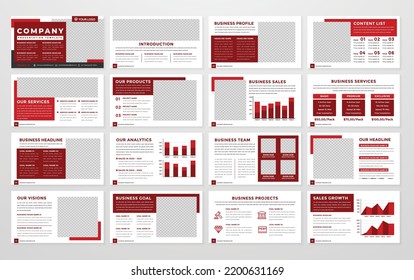 Presentation Layout Template Use Business Project Stock Vector (Royalty ...