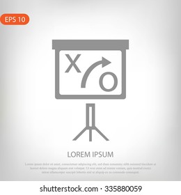Presentation Sign Icon Stock Vector (Royalty Free) 335880059 | Shutterstock