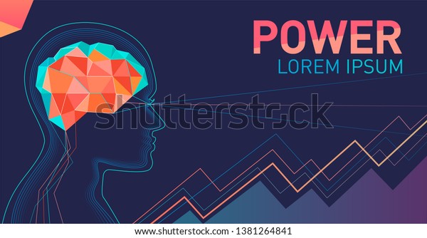 Presentation Templates Cover Brain Research Information Stock Vector ...