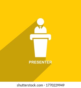 Presenter Icon Business Icon Vector Stock Vector (Royalty Free ...