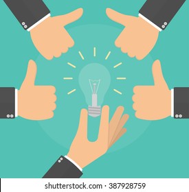 1,052 Business Team Thumbs Up Solution Images, Stock Photos & Vectors ...