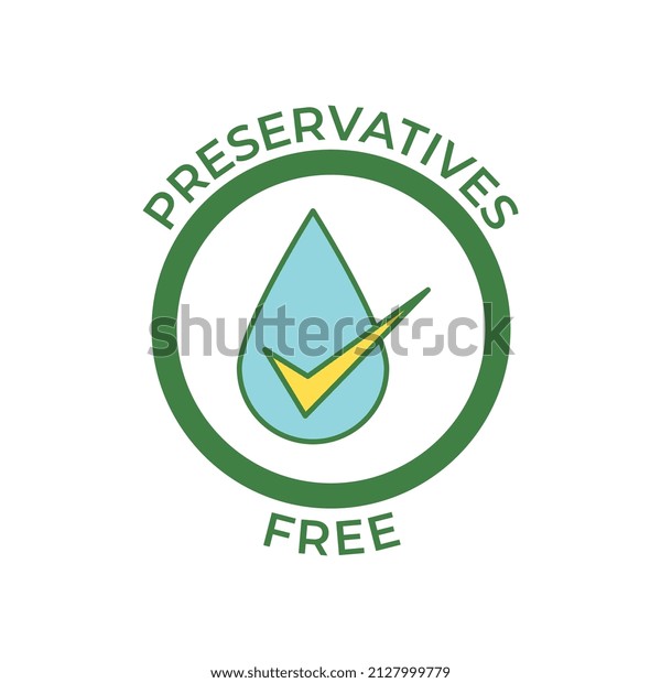 Preservatives Free Label Icon Color Icon Stock Vector (Royalty Free ...