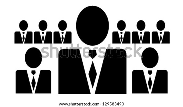 President Committees Symbol Vector Stock Vector (Royalty Free) 129583490