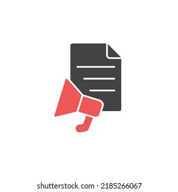 Press Advertisement Icons Symbol Vector Elements Stock Vector (Royalty ...