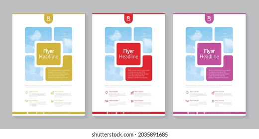 Press Poster Flyer Pamphlet Brochure Cover Stock Vector (Royalty Free ...