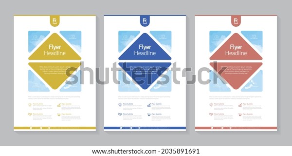 Press Poster Flyer Pamphlet Brochure Cover Stock Vector (Royalty Free ...