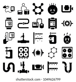 Pressure Icons Set 25 Editable Filled Stock Vector (Royalty Free ...