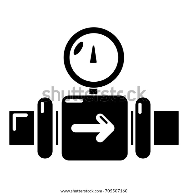 Pressure Sensor Icon Simple Illustration Pressure Stock Vector (Royalty ...