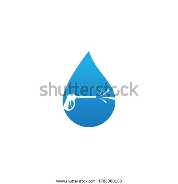 Pressure Washing Logo Template Cleaning Vector Stock Vector (Royalty ...