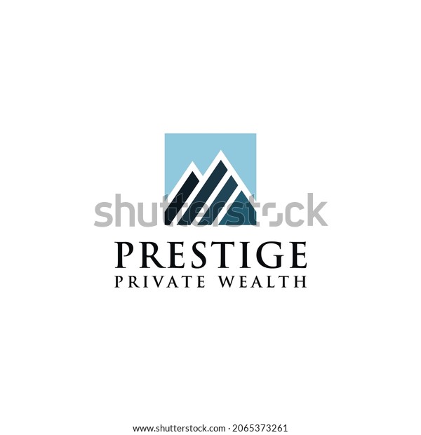 Prestige Private Wealth Managemant Logo Design Stock Vector (Royalty ...
