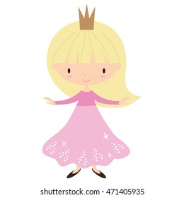Pretty Princess Vector Illustration Stock Vector (Royalty Free ...